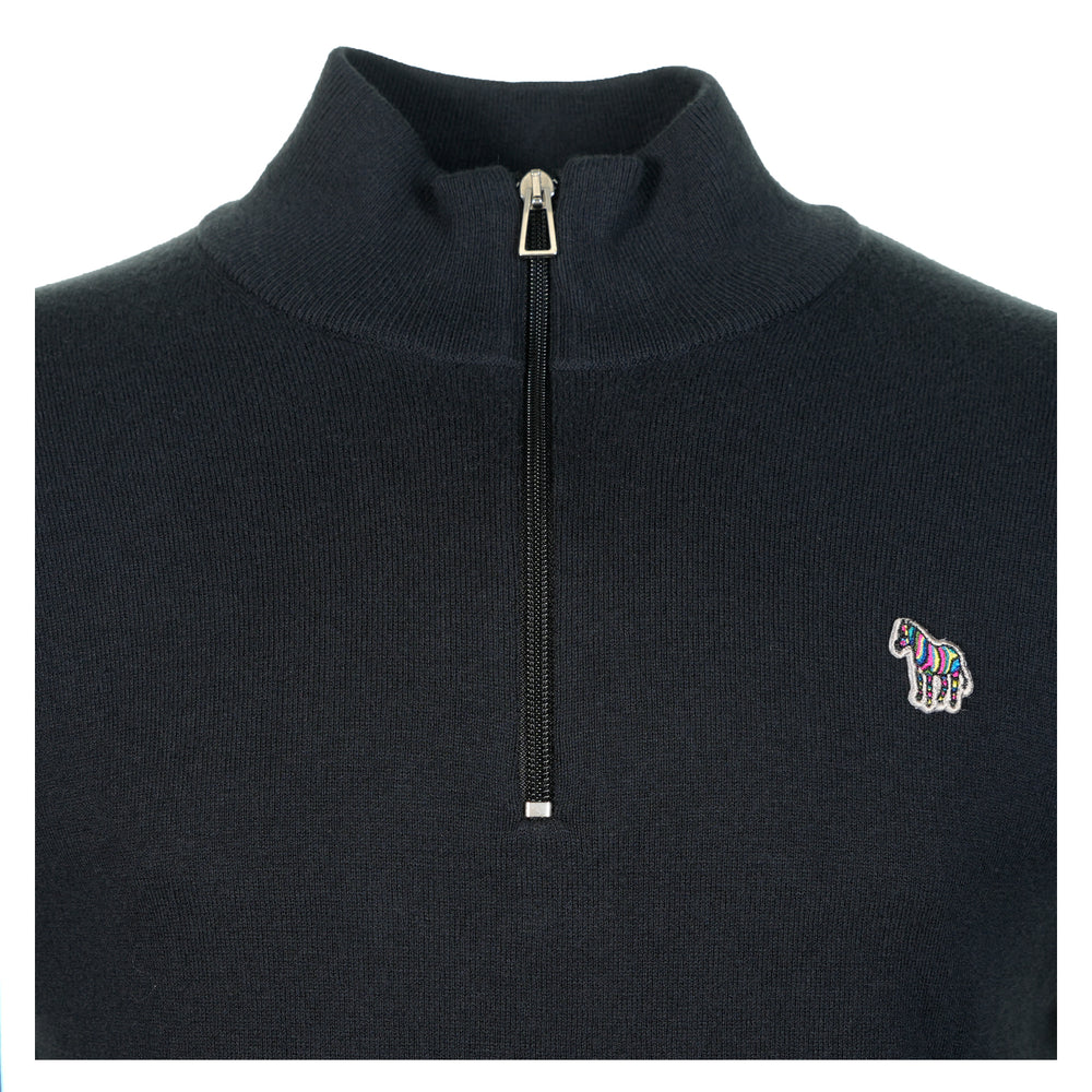 Paul Smith Knitted Zebra Quarter Zip Black – Ragazzi Clothing